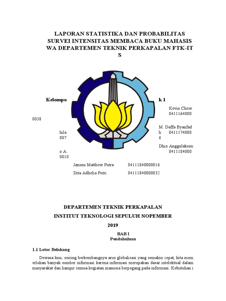 Laporan Statprob-Survey | PDF