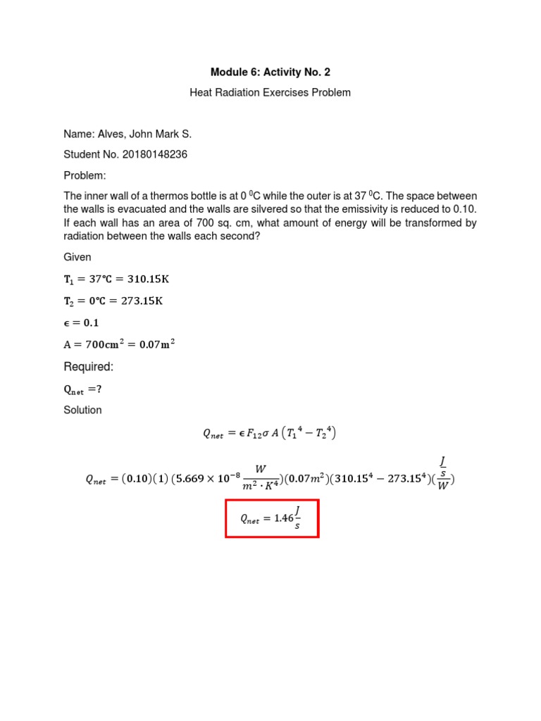 Exercises Problem 2 Lesson 6 | PDF