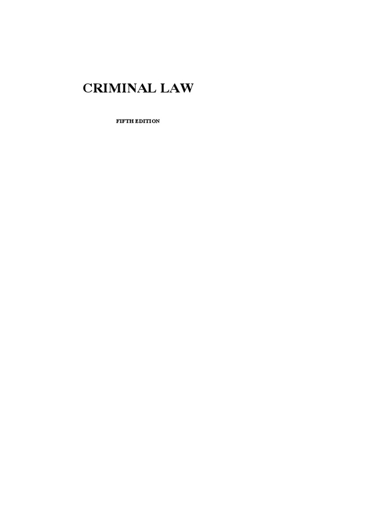 [CR_Snyman]_Criminal_Law(BookFi.org) | PDF | Crime & Violence | Crimes