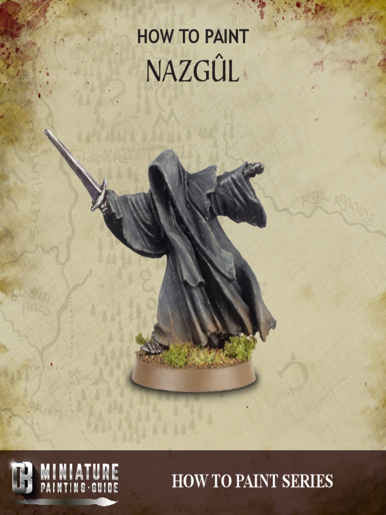 Paint Nazgûl Miniature Guide | PDF | Plastic Arts | Materials