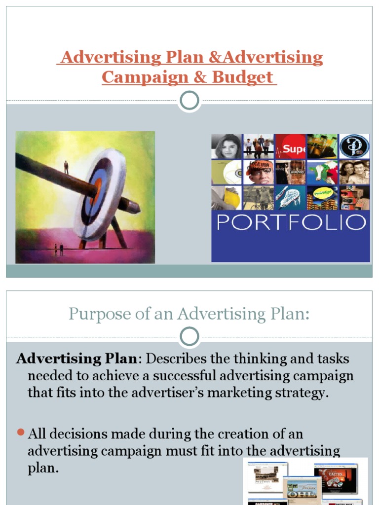 Advertising Plan &advertising Campaign & Budget | PDF | Advertising ...