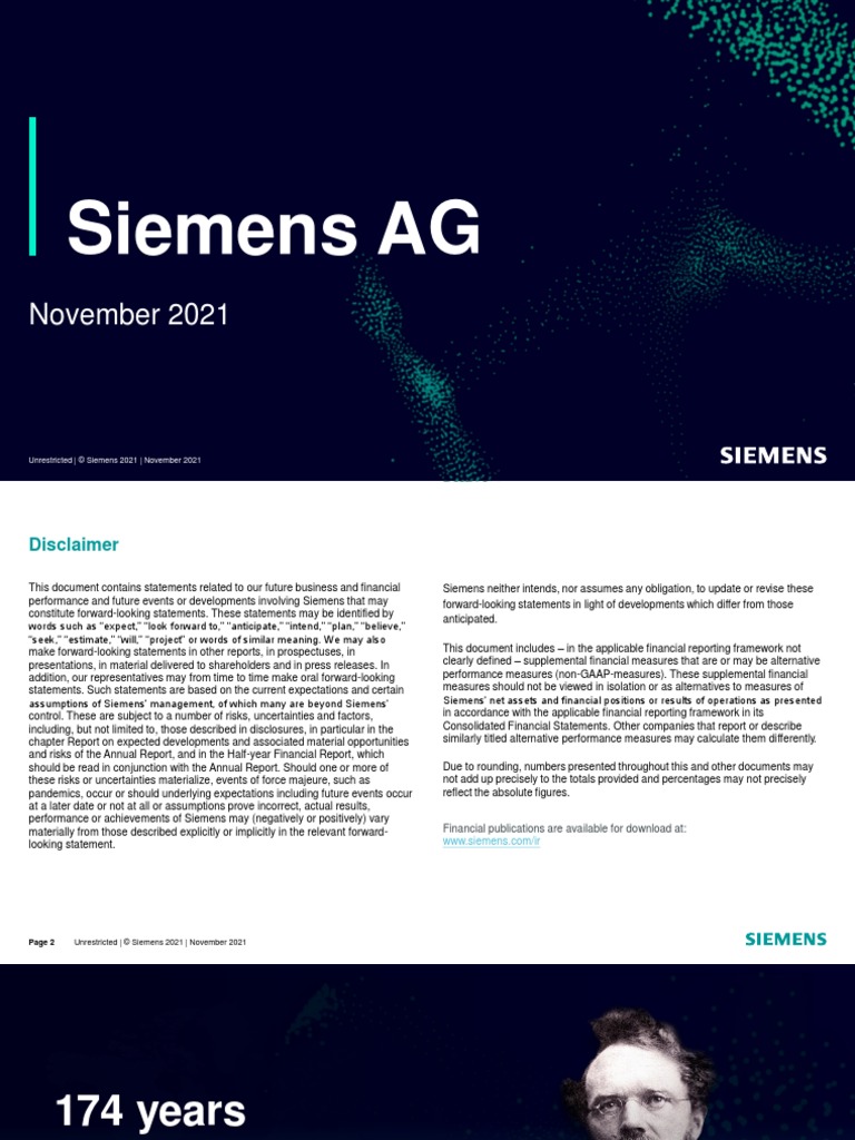 Siemens Company Presentation | PDF | Siemens | Automation