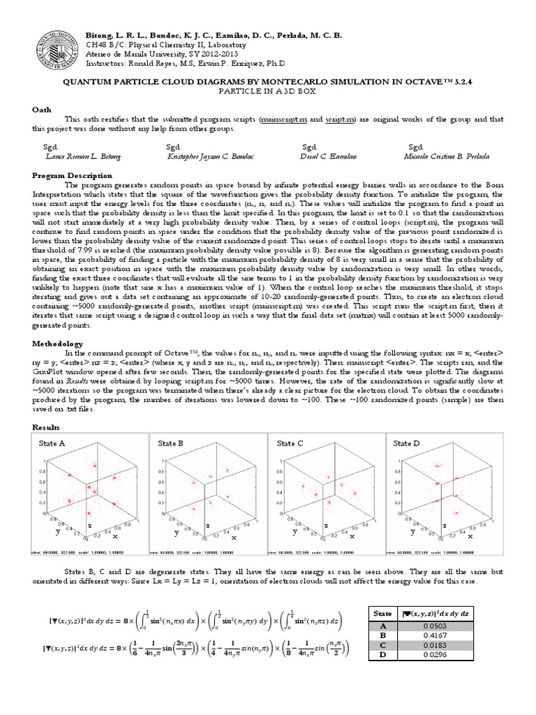 Octave Proj Writeup | PDF | Probability Density Function | Applied And ...