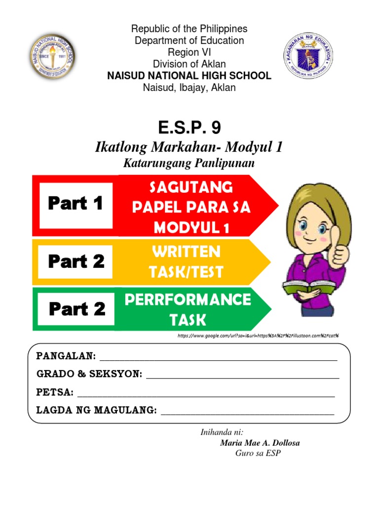 Esp9 Q3-Modyul1 | PDF