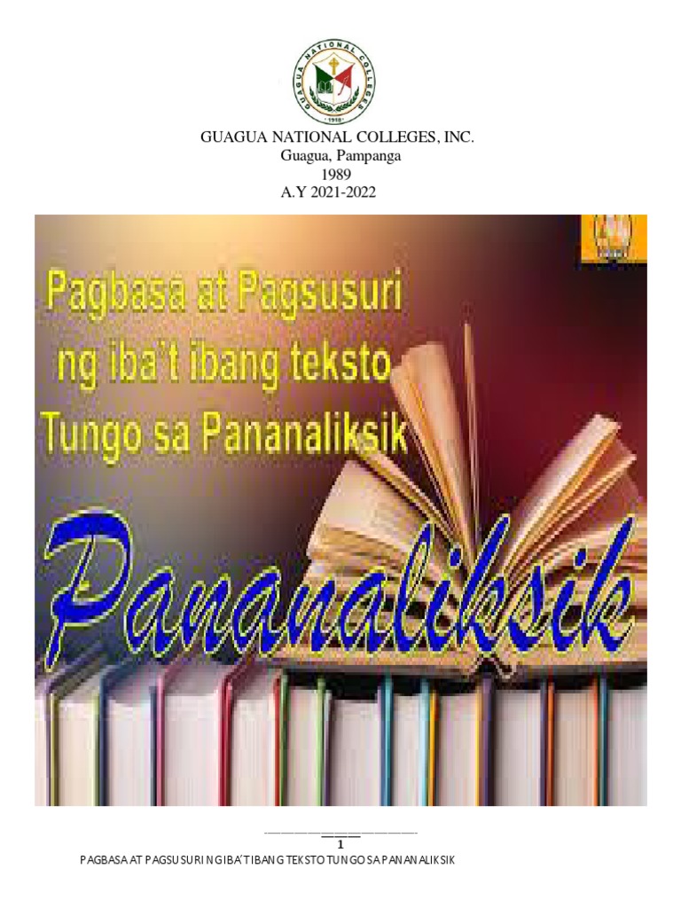 Pagbasa 1ST Quarter | PDF