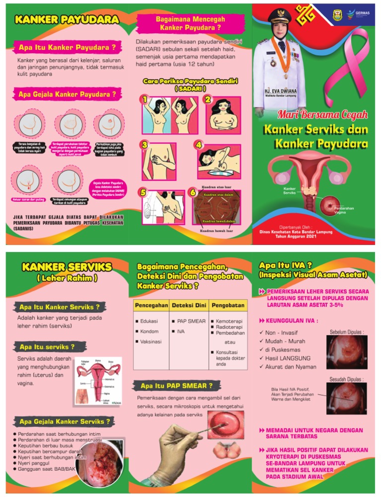 3 - Leaflet Kanker Serviks | PDF