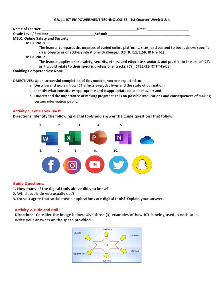 EmpTech - Module Week 3 | PDF | World Wide Web | Internet & Web