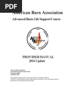 ABLS - Advanced Burn Life Support Provider Manual | PDF | Burn ...