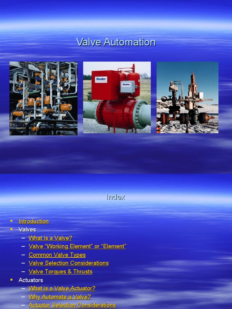 Valve Automation NEW | PDF | Actuator | Valve