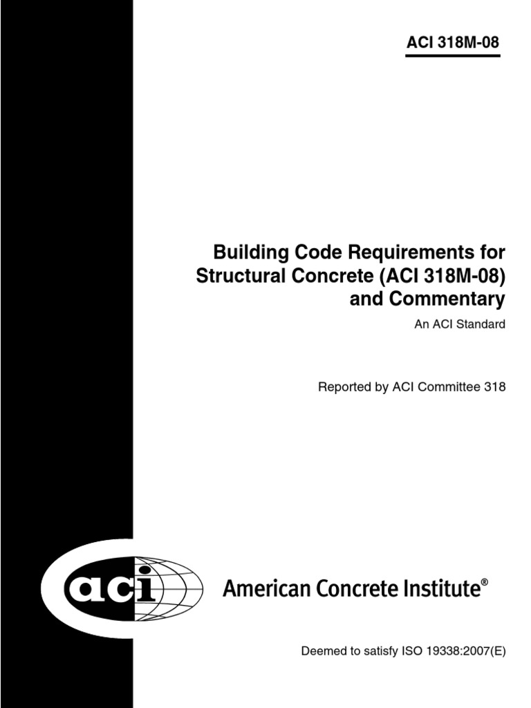ACI 318M-08 Building Code Requirements For Structural Concrete (ACI ...