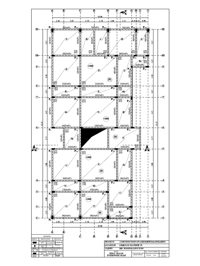 Ground Floor FORMWORK | PDF