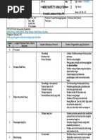 Contoh Job Safety Analysis (JSA) Pekerjaan Mengecat Unit | PDF