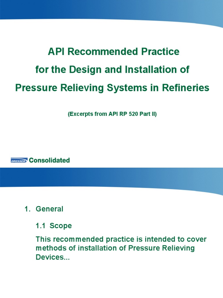 4-Api RP 520 | PDF | Valve | Chemical Engineering