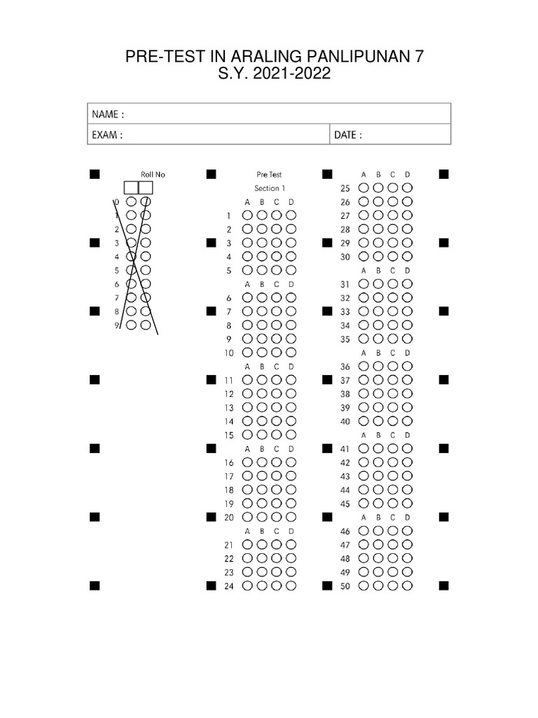 V2 AP 7 Pre Test 2021-2022 - Edited | PDF