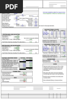 Pump Sizing Calculation Sheet | PDF | Pump | Horsepower