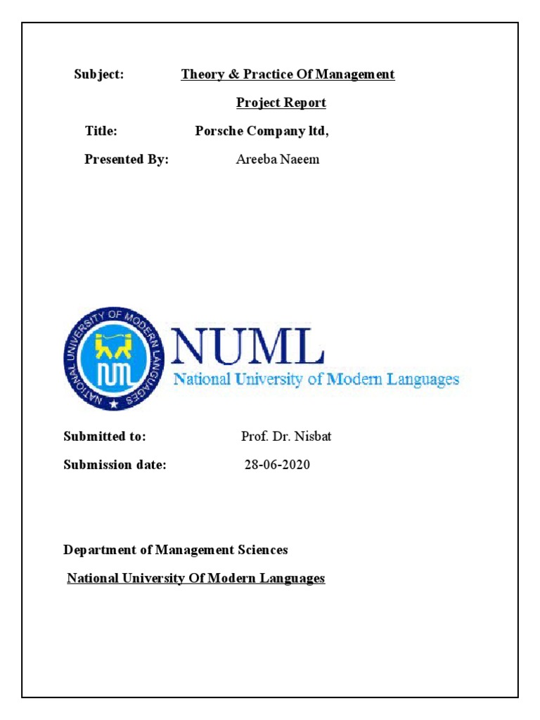 Porsche Mission Statement | Download Free PDF | Leadership | Employment