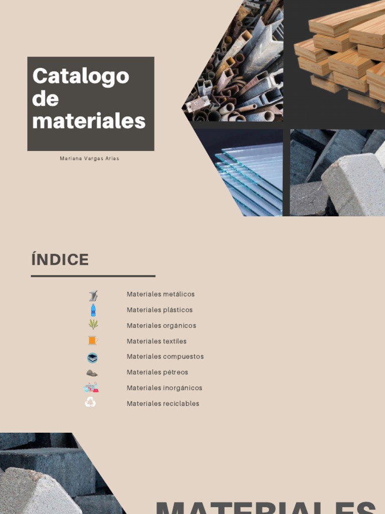 Catalogo de Materiales | PDF