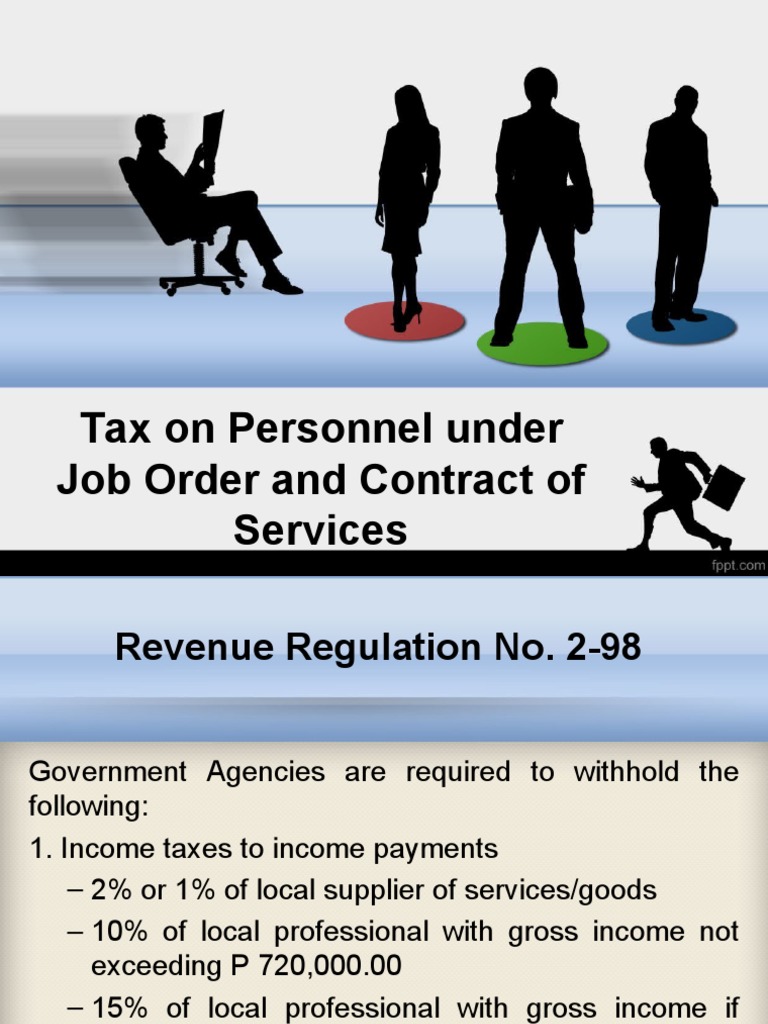 Clarification on Tax Withholding Requirements and Responsibilities for ...