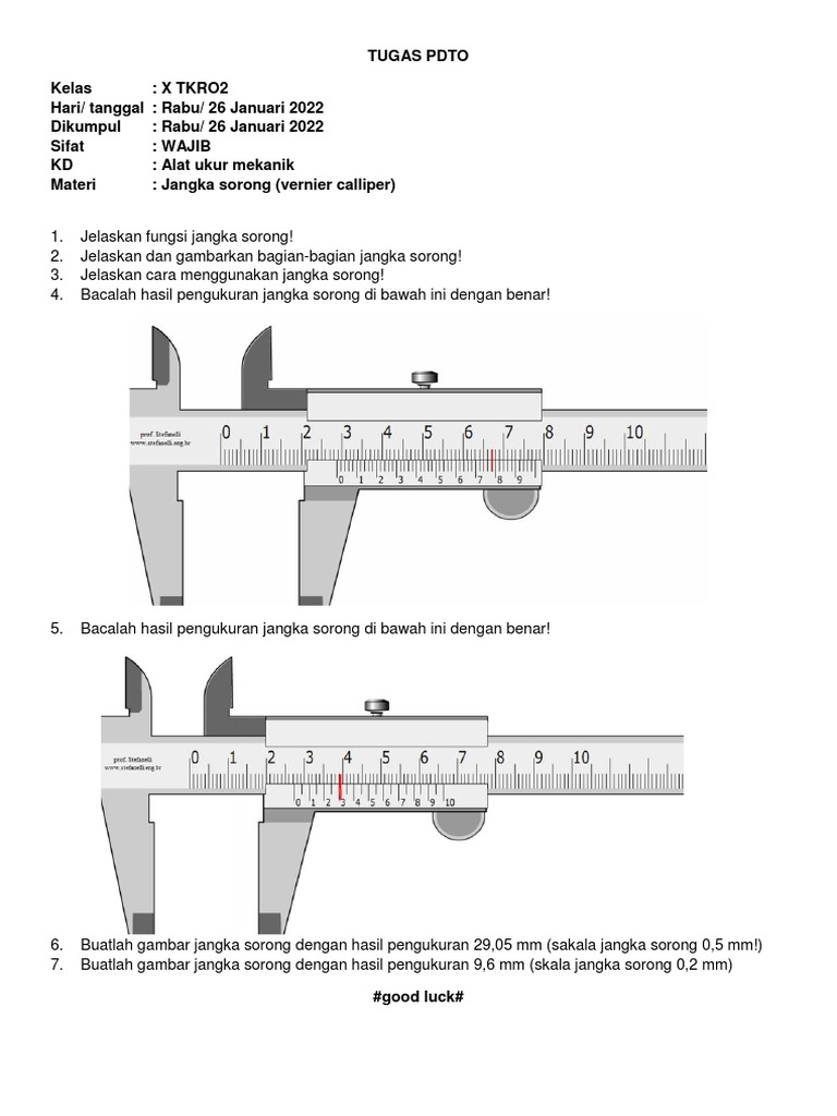 Tugas Kelas X Tkro 2 Jam Ke 6-10 Pdto | PDF