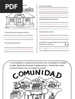 Actividades sobre la Comunidad Escolar | PDF | Crecimiento personal y ...