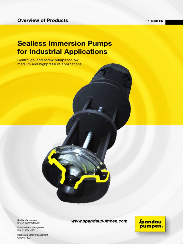 Vogel Spandau Pumpen | PDF | Pump | Liquids