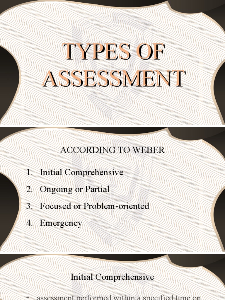 Types of Assessment | PDF | Medicine | Health Care