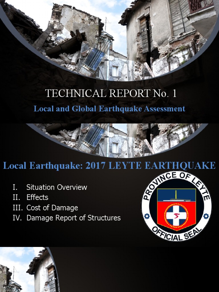 Local and Global Earthquake Assessment Reports | PDF | Earthquakes ...