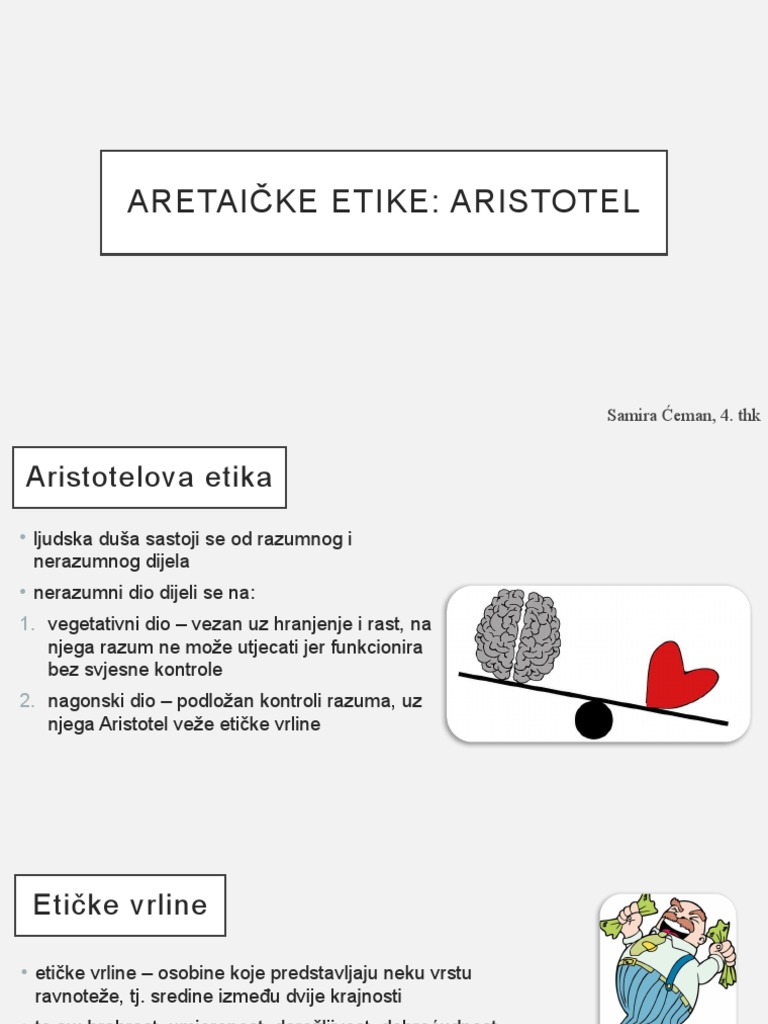 Aretaičke Etike | PDF