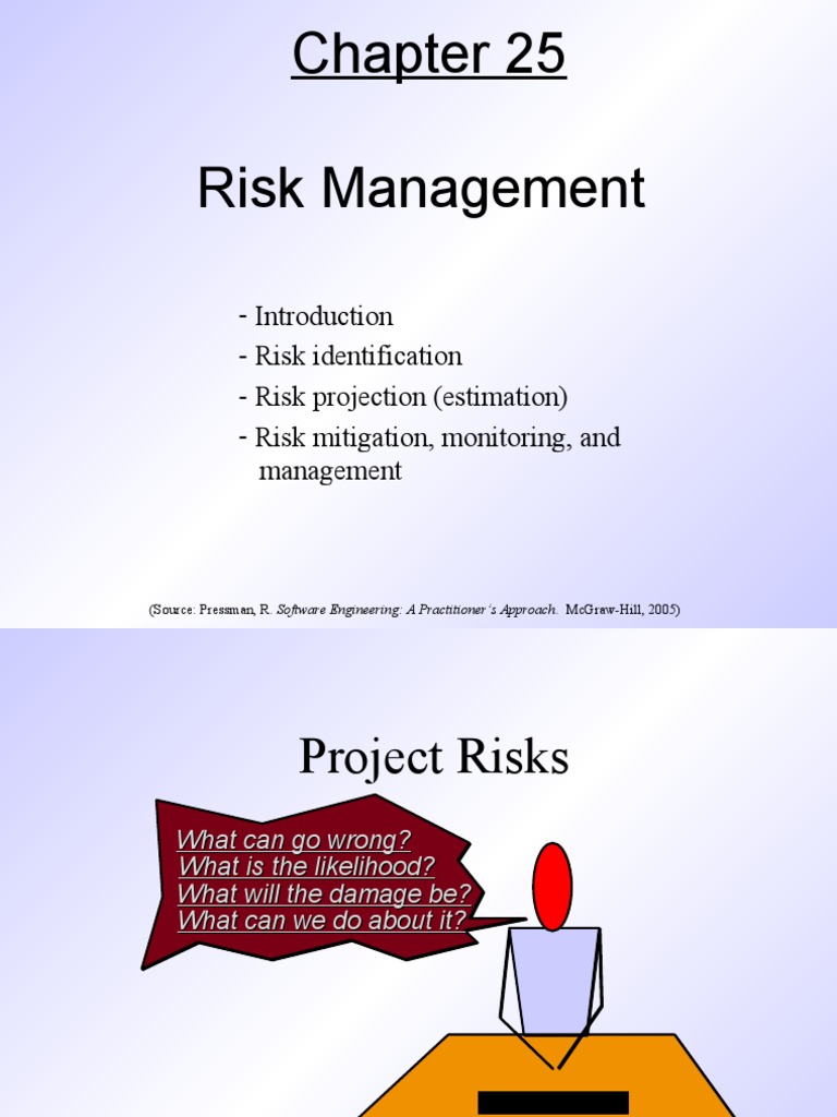 Pressman CH 25 Risk Management | PDF | Risk | Risk Management
