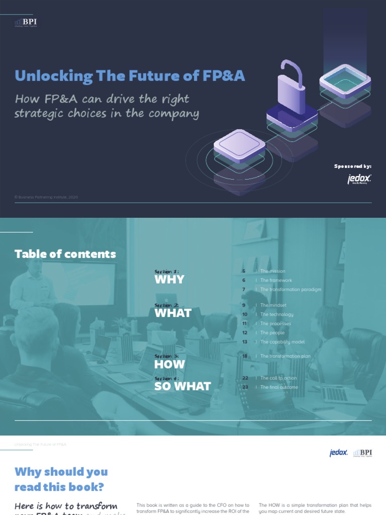 Jedox Ebook Future of Fpna en | PDF | Analytics | Chief Financial Officer