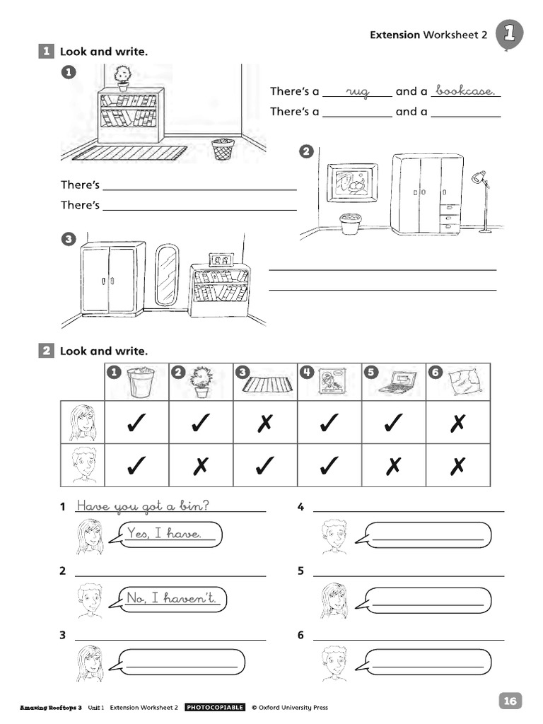 Extension Worksheet 2 Unit1 | PDF