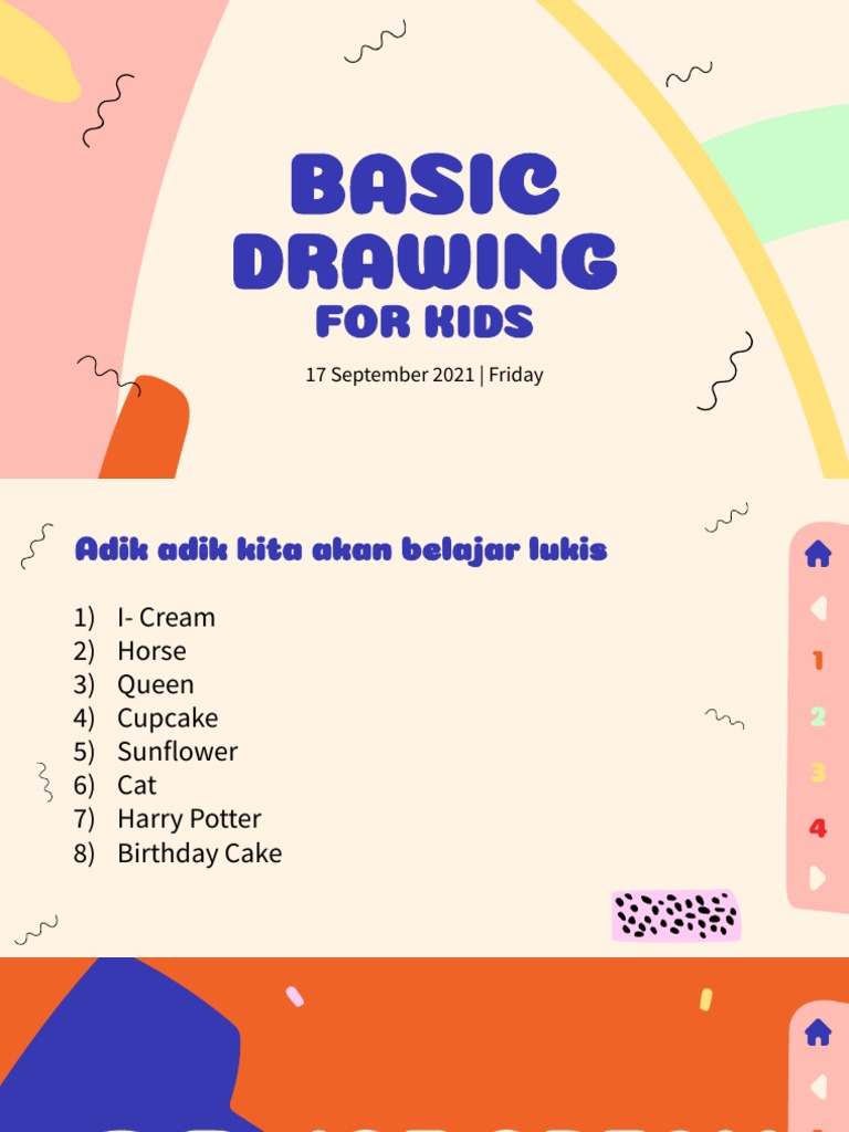 Basic Drawing For Kids | PDF