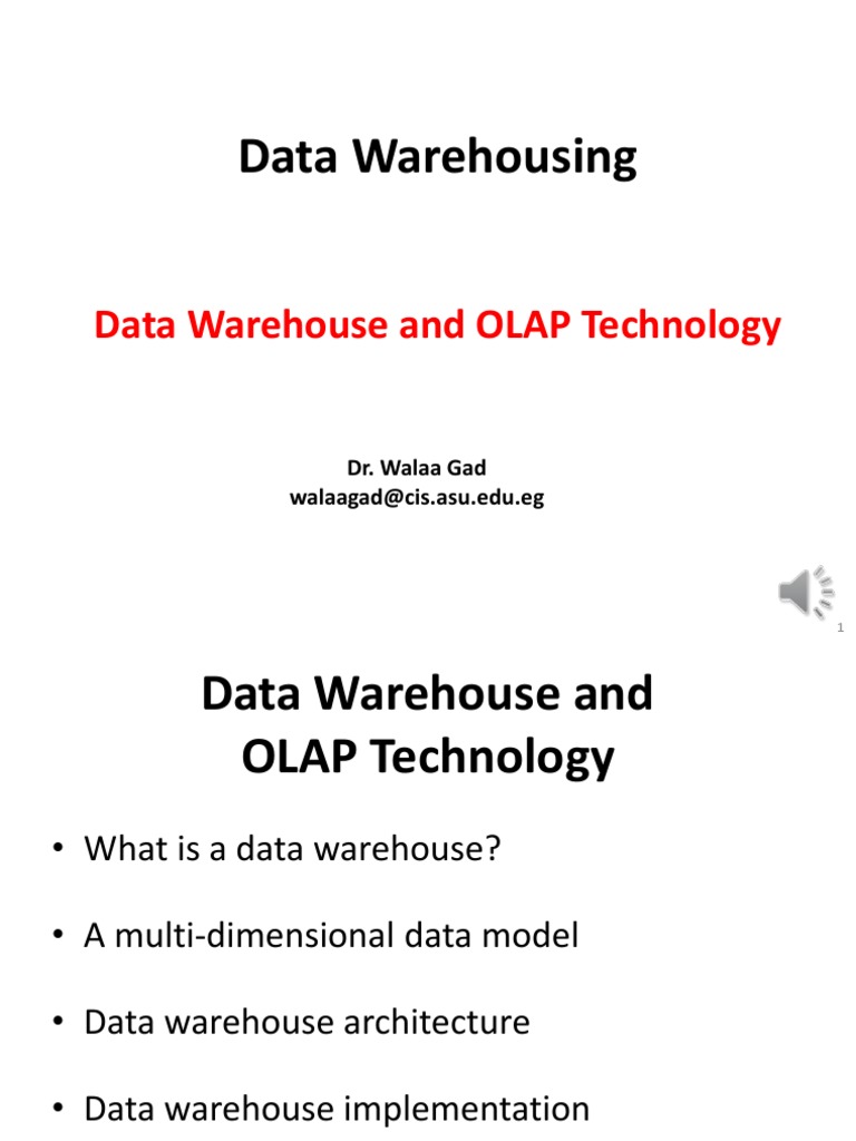Data Warehousing: Data Warehouse and OLAP Technology | PDF | Data Warehouse | Databases