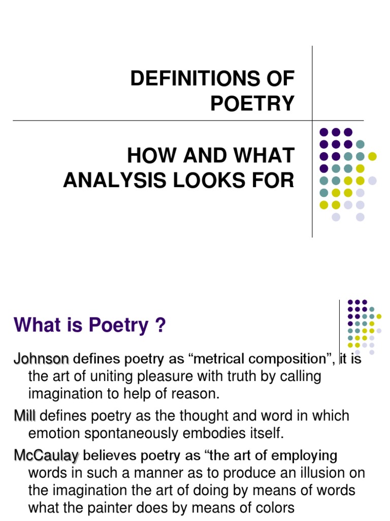 Definition and Types of Poetry | PDF | Poetry | Satire