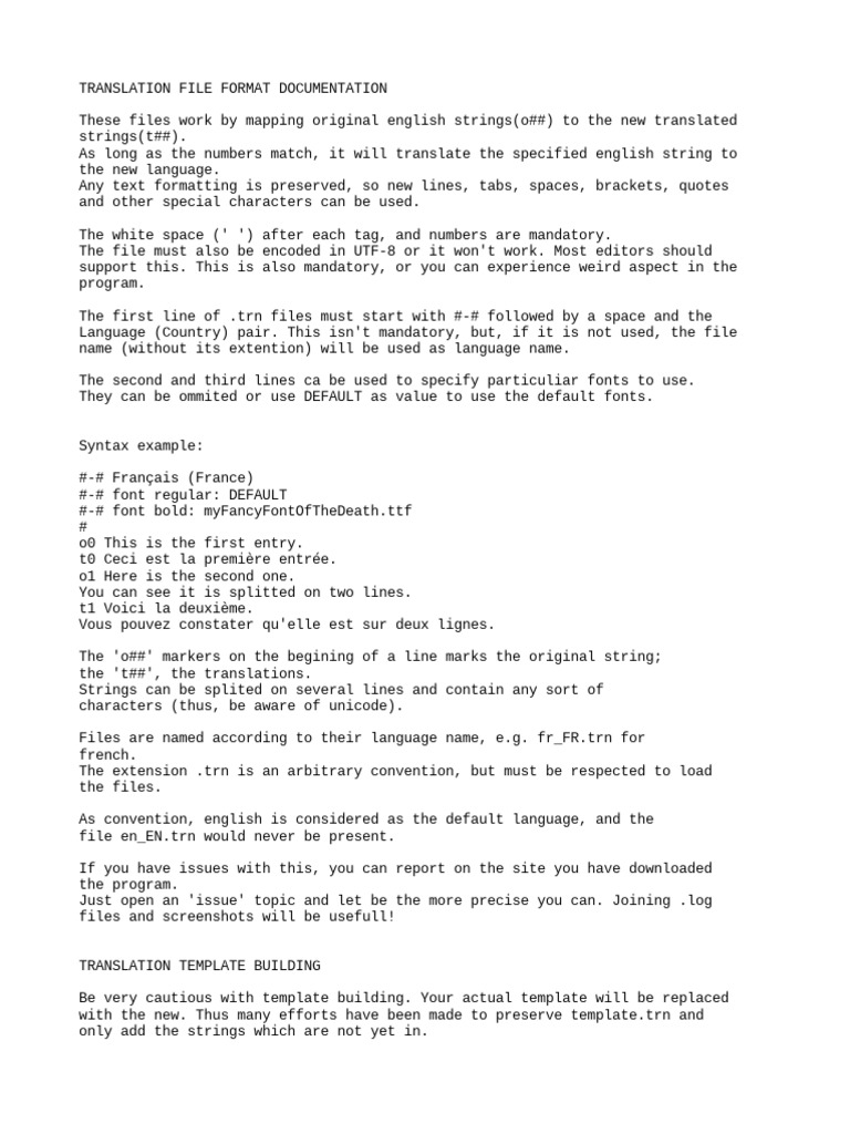 Translation | PDF | String (Computer Science) | Computer File