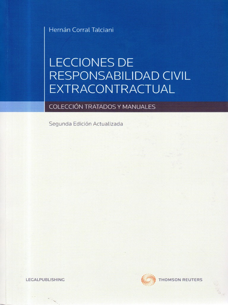 Lecciones de Responsabilidad Civil Extracontractual - Hernan Corral T | PDF