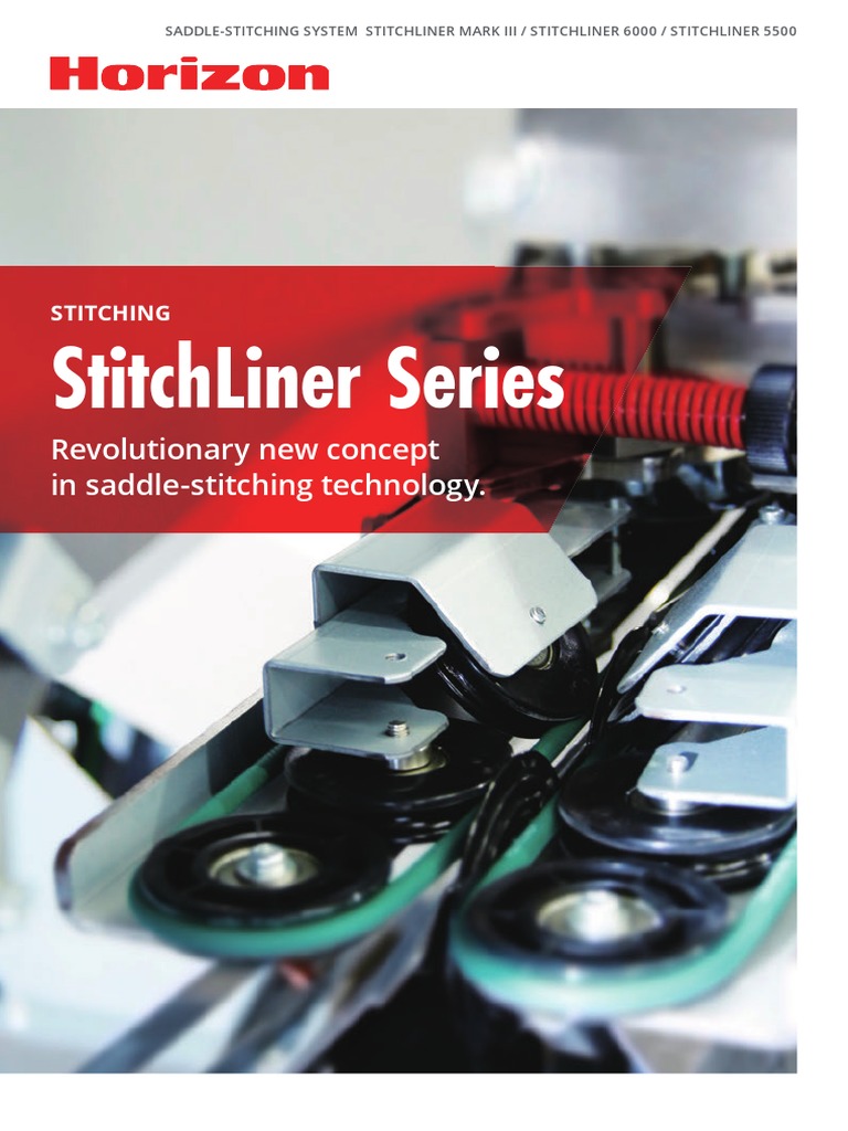 Stitchliner Series: Revolutionary New Concept in Saddle-Stitching ...