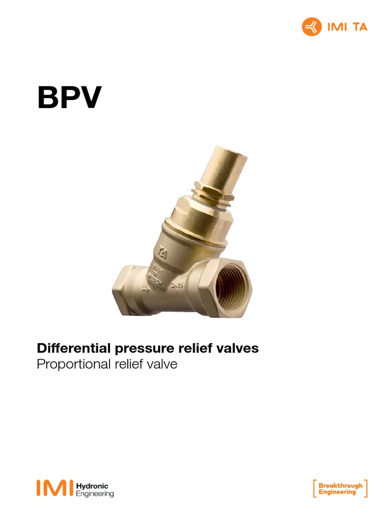 Differential Pressure Relief Valves | PDF | Valve | Building Engineering
