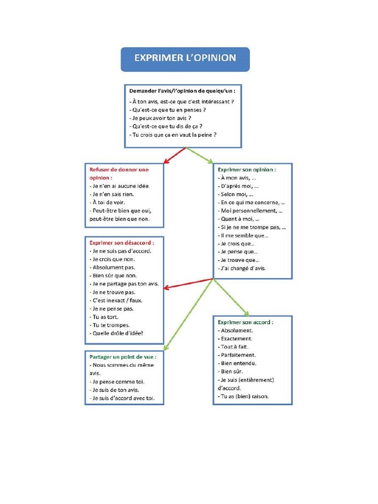 Exprimer Son Point de Vue | PDF