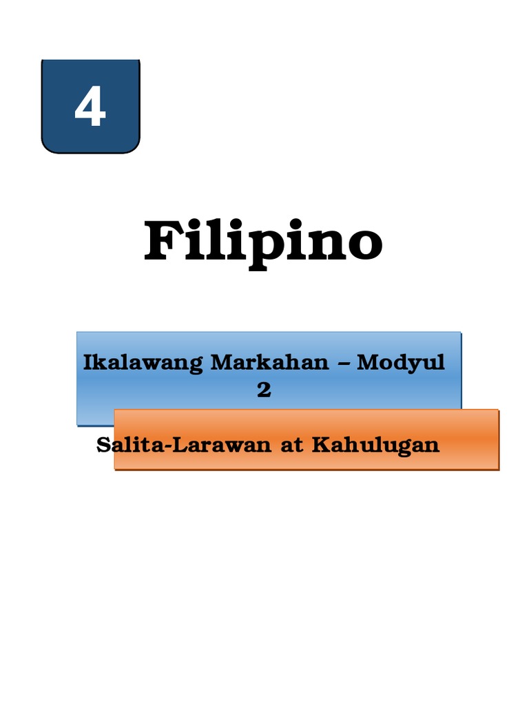 Filipino Module 2 Grade 4 2nd Quarter | PDF