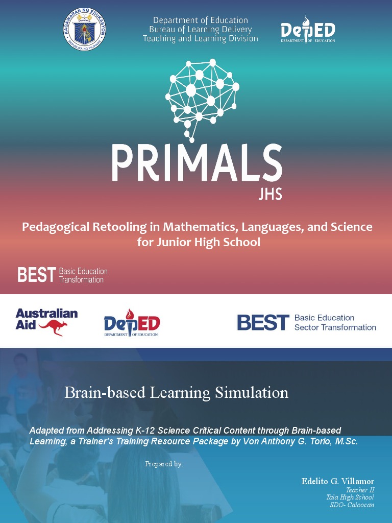 PRIMALS-JHS-Brain-based Learning Simulation | PDF | Mole (Unit) | Chemistry