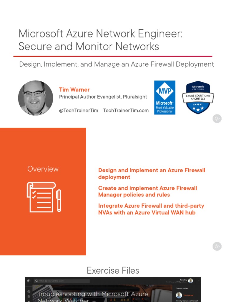 Design Implement and Manage An Azure Firewall Deployment Slides | PDF ...
