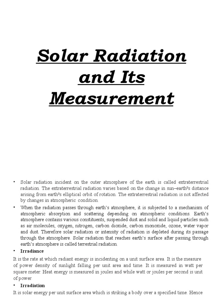 NCES Unit 1 | PDF | Solar Energy | Atmosphere Of Earth