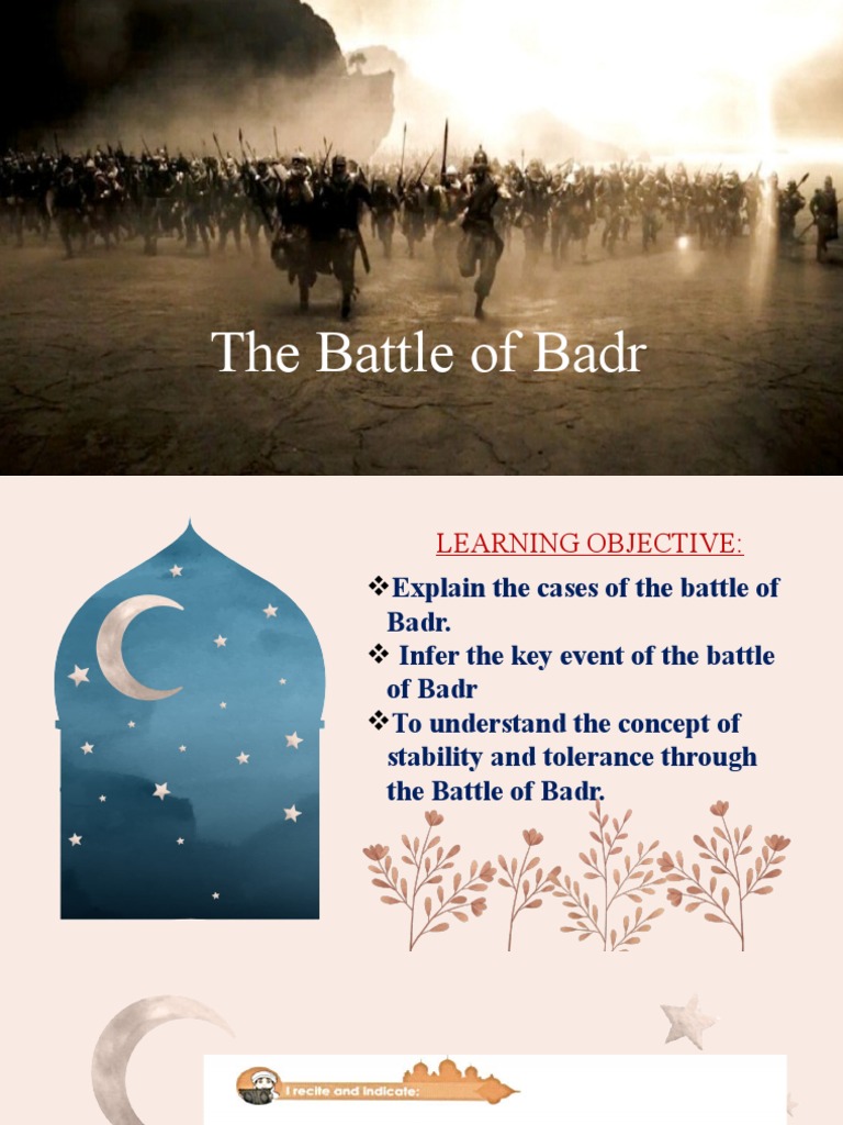 Overview of the Battle of Badr | PDF | Abrahamic Religions | Muhammad
