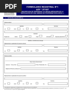 Formulario Registral N 1 Ley 27157 | PDF | Propiedad | Justicia