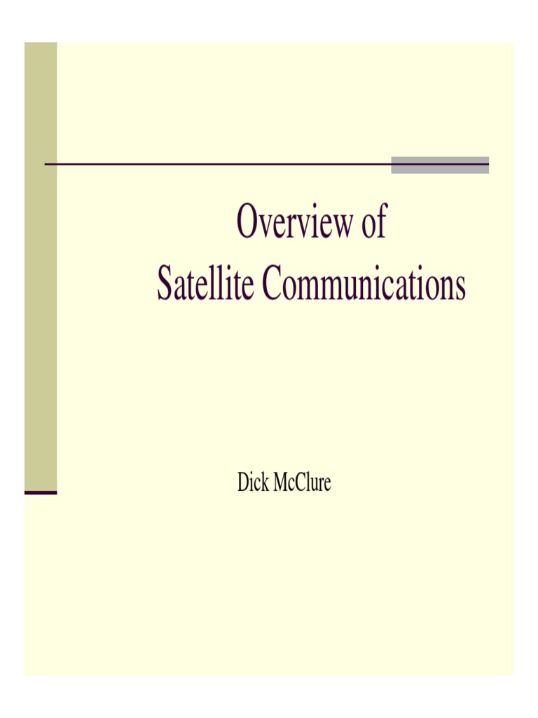 0909 803 Satcom Course | PDF | Modulation | Communications Satellite