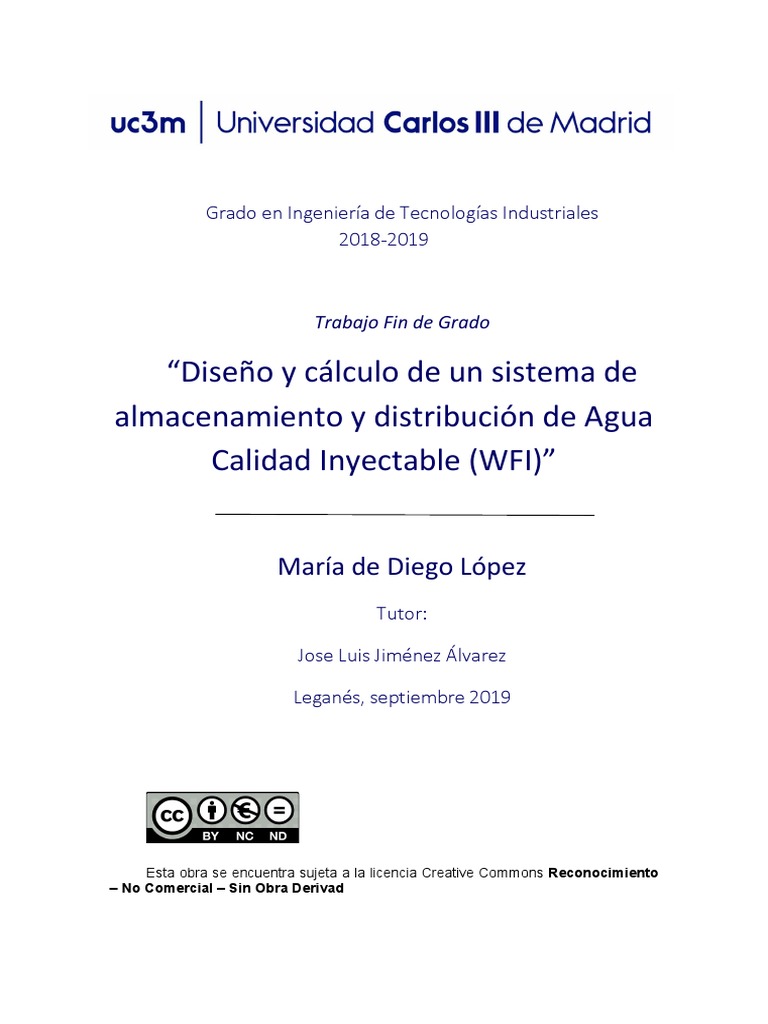 TFG Maria De-Diego Lopez | PDF | Ósmosis | Agua