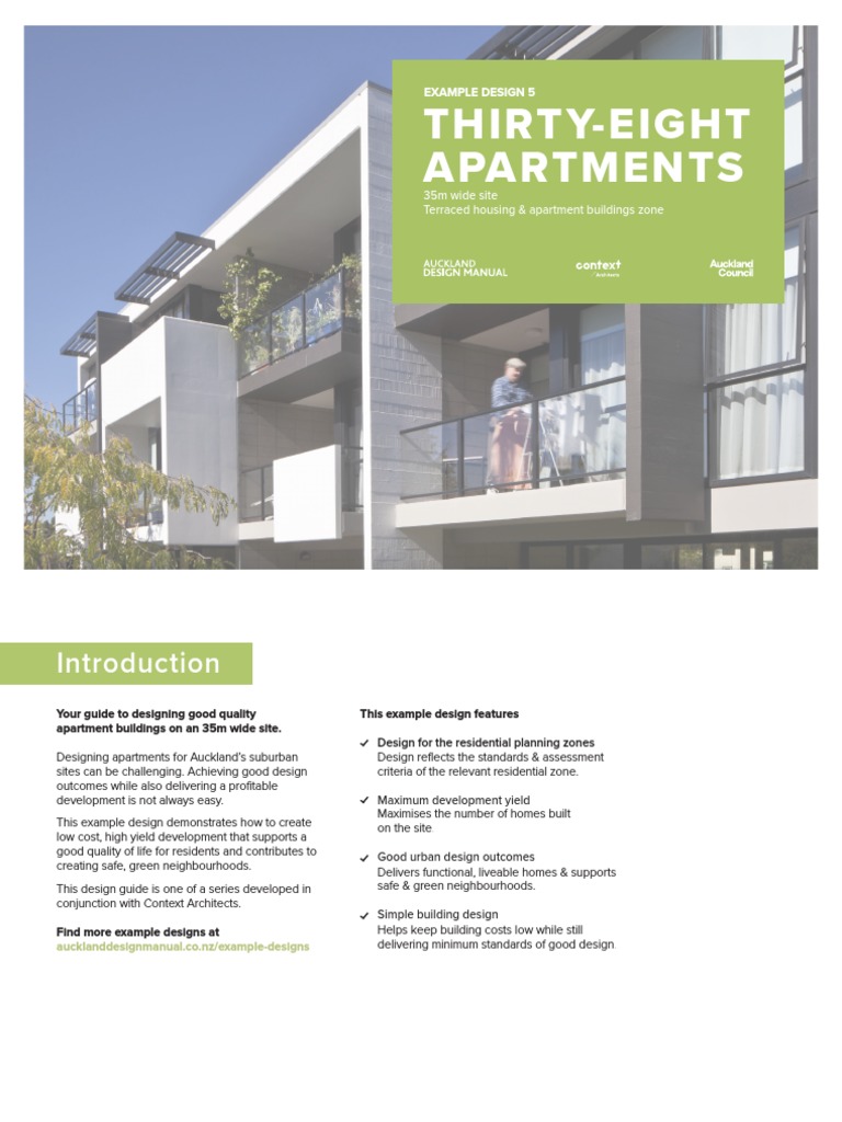 Example Design 5 - 38 Apartments | PDF | Apartment | Street