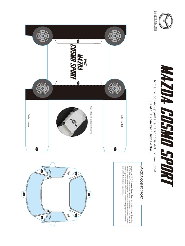 Mazda Paper Craft - Cosmosport | PDF | Animación | Industria automotriz