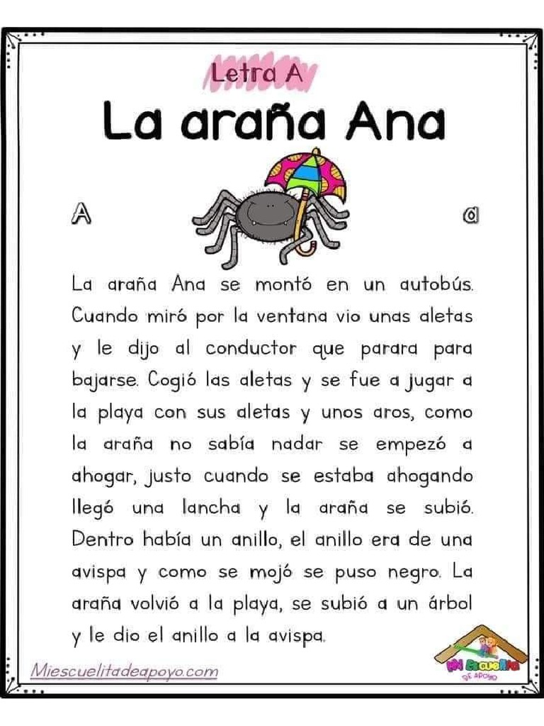 Lecturitas Con Letras Del Abecedario. | PDF